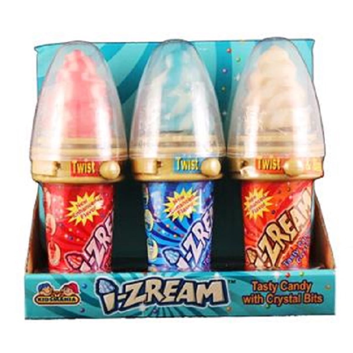 KIDSMANIA ooze tube oozing taste blue raspberry cherry green apple 4oz ...