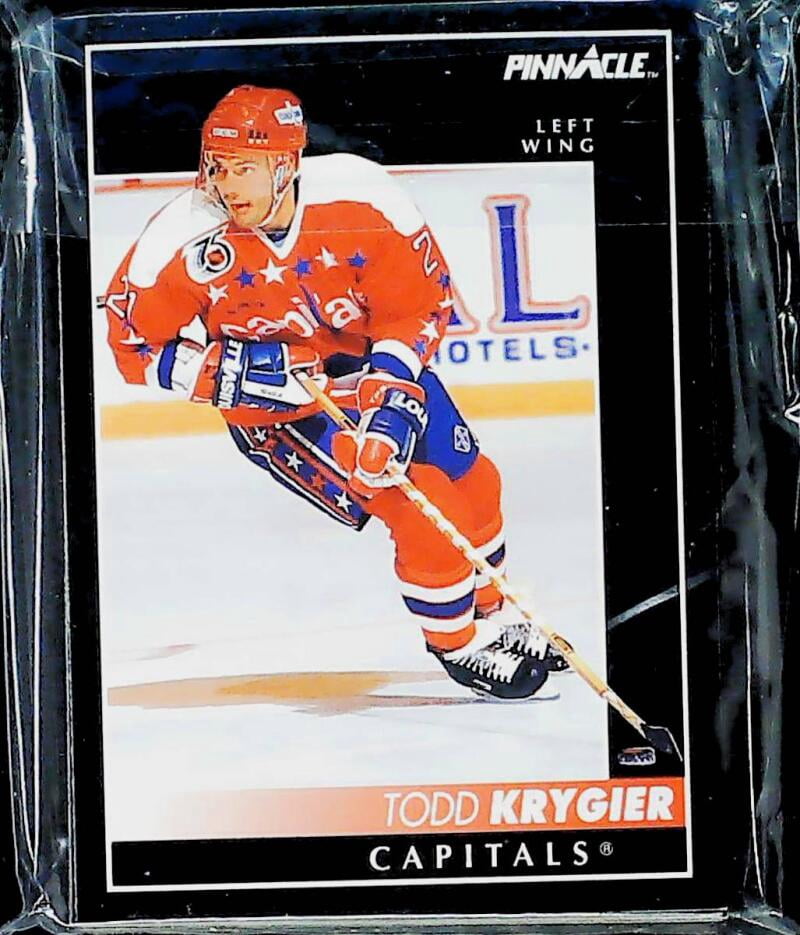 1992-93 Pinnacle Washington Capitals Team Set Mask Don Beaupre ...