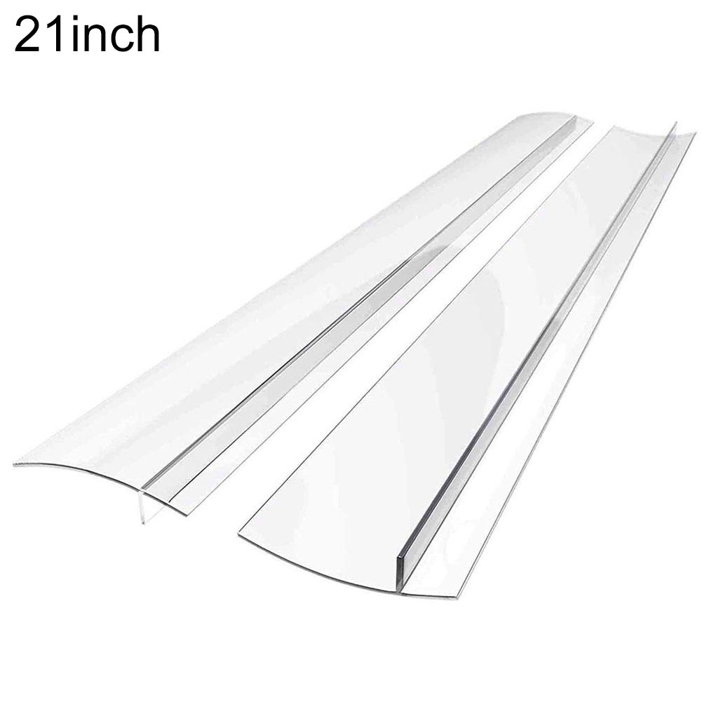 NUZYZ 2Pcs Silicone Anti-Oil Kitchen Counter Stove Gap Cover Seal Slit ...