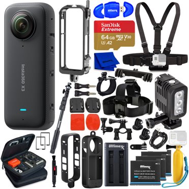 Restored Insta360 CINSAAQ/B X3 72MP Waterproof 5.7K 360 Degree VR AI ...