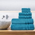 Mainstays Performance Solid 6-Piece Bath Towel Set - Coolwater ...