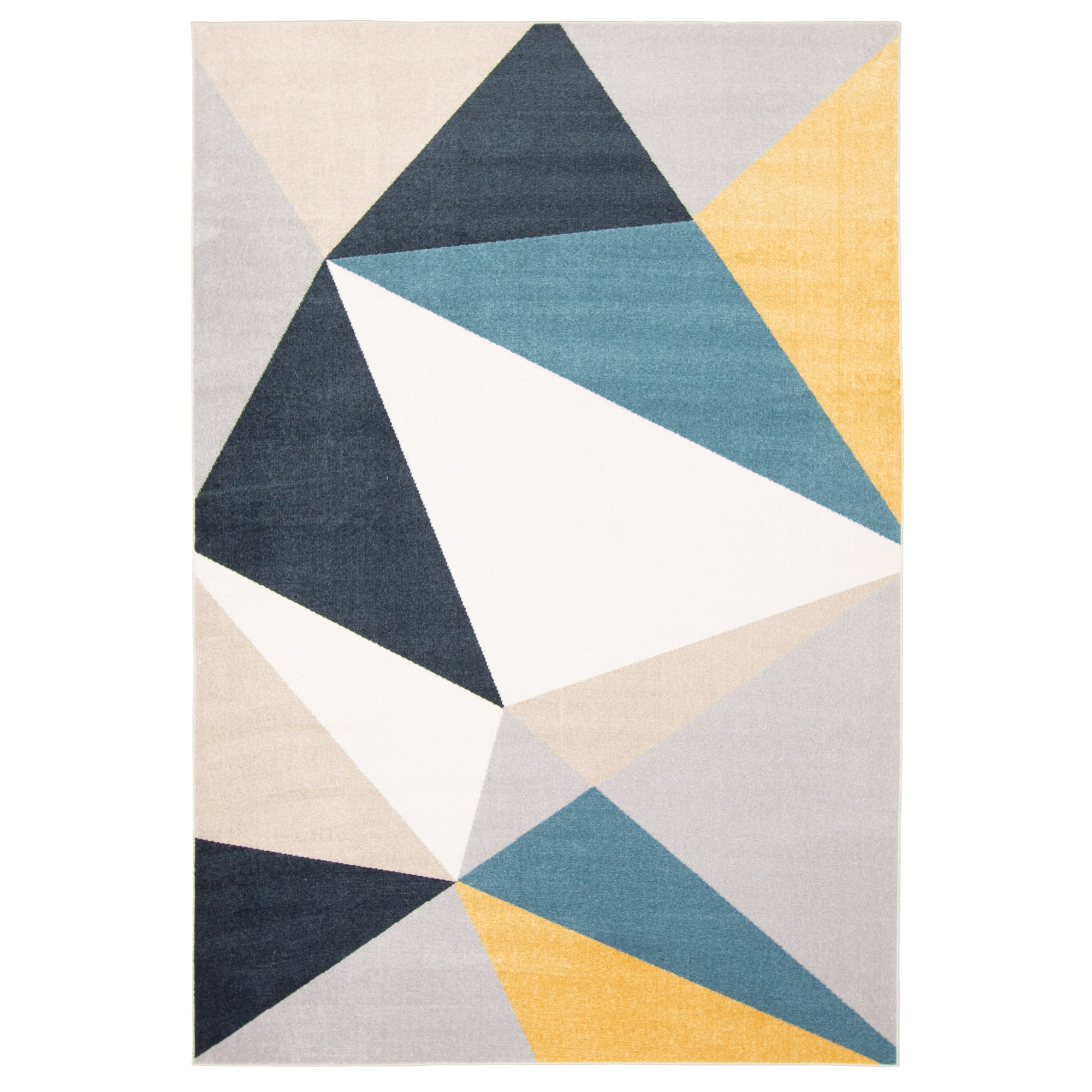 Click here for Alfresco Decor Aqua Gemma Blue/Ivory Polyester Rug... prices