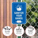 Wash Your Hands Here Sign, - Walmart.com