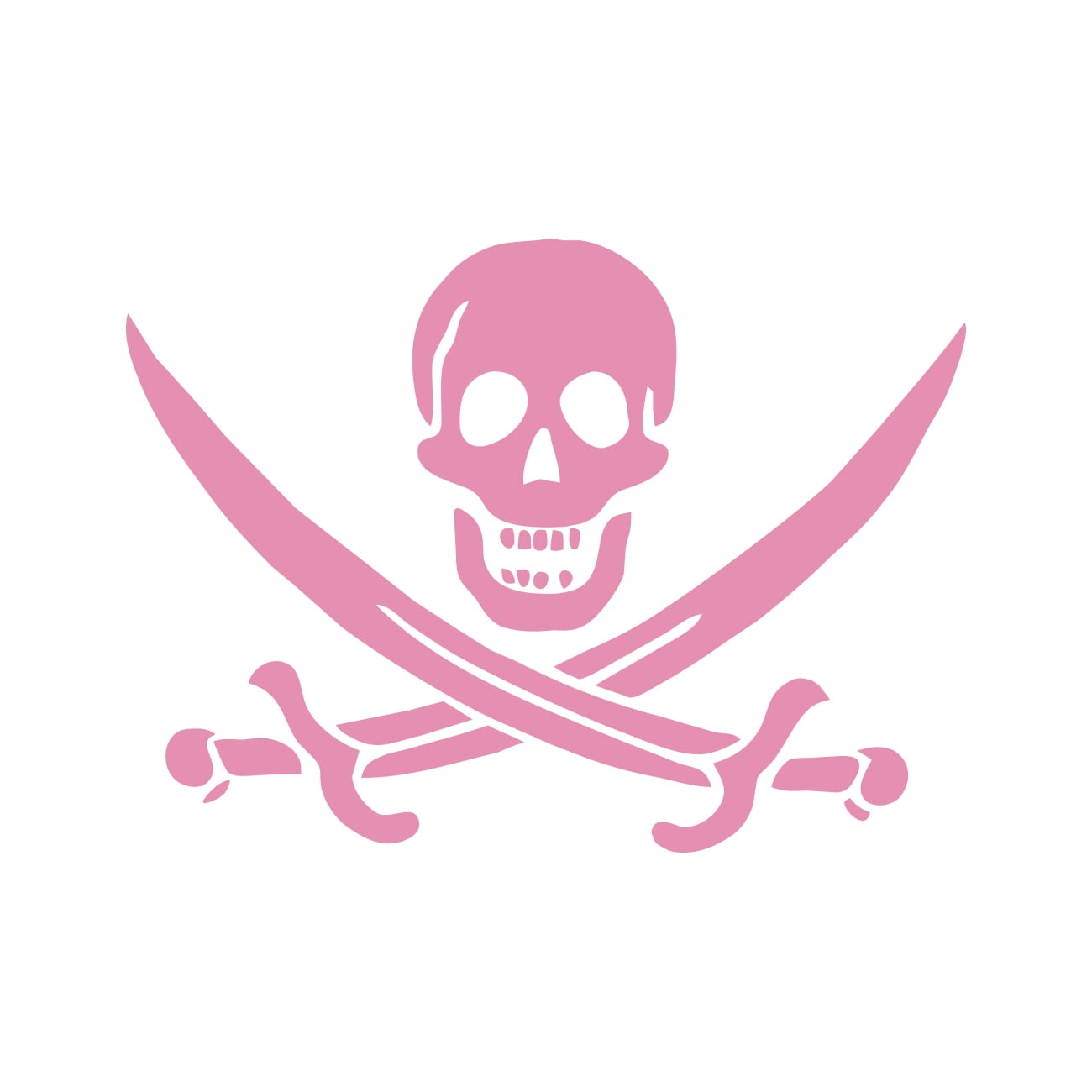 Jolly Roger Calico Jack Rackham Pirate Sticker Decal Die Cut - Self ...