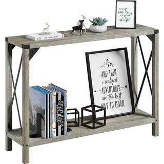 43" Wood Decorative Console Table, Vintage French Country Entry Table ...