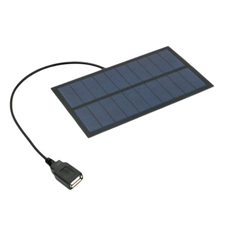 Small USB Solar Panel, 5V 400MA 2W Solar Cell Panel for Hiking Phone ...