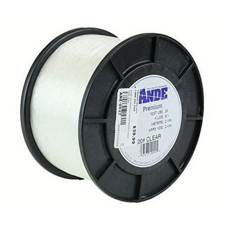 ANDE Monofilament Fishing Line, 500 Yards, 50 lb Pink, Medium-Soft ...