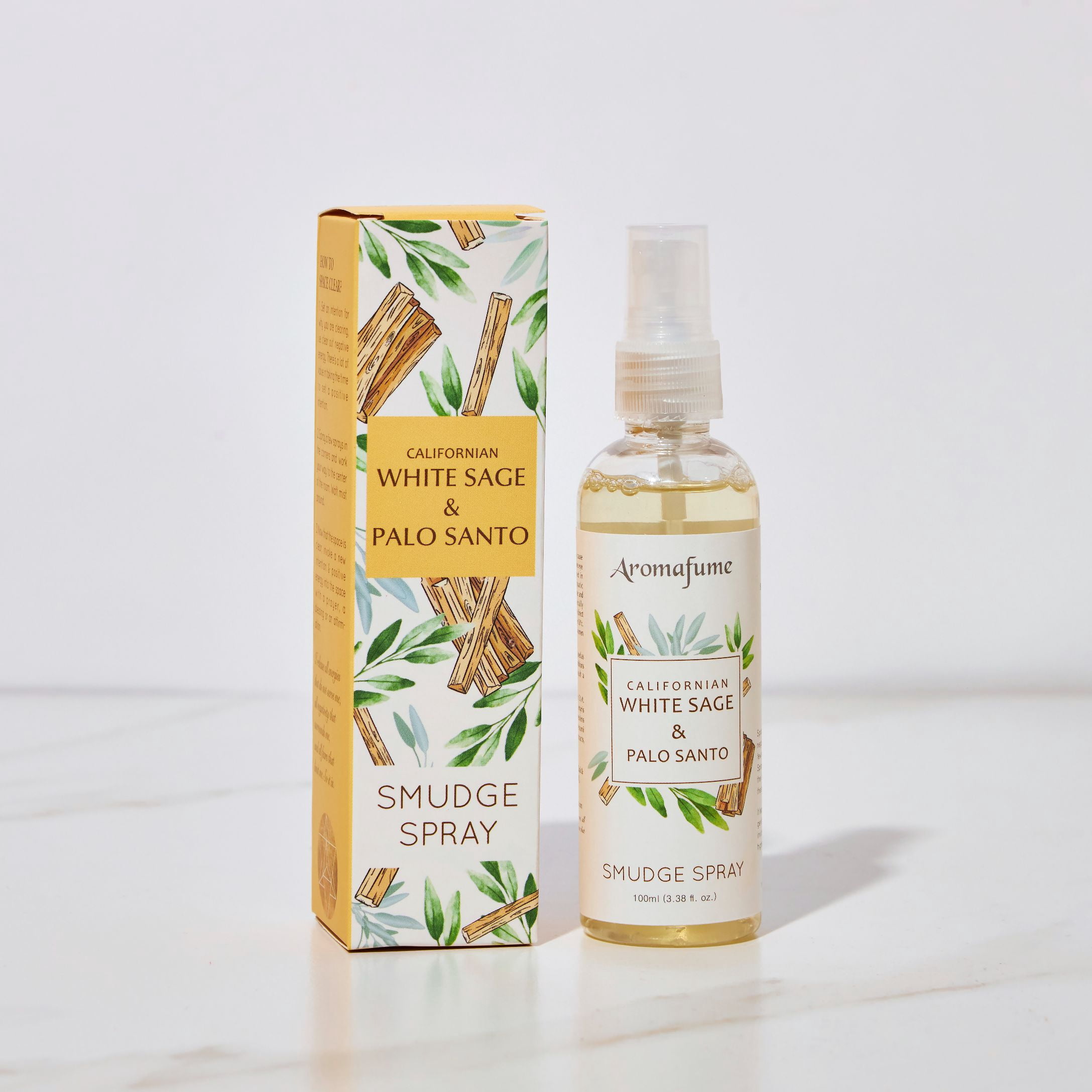 White Sage & Palo Santo Smudge Spray & Natural Mist by Aromafume ...