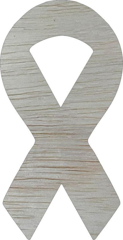 Wooden Ribbon Craft Cutout, 12'' Unfinished Shape - Walmart.com
