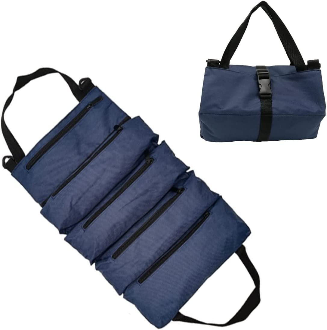 Tool Roll Bag, Multi-Purpose Tool Roll Up Bag, Car Tool Roll Storage ...