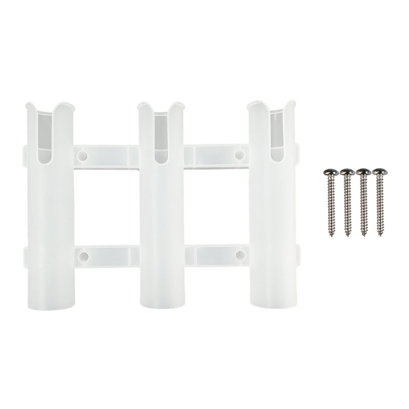 Durable Boat Fishing 3 Tube Rod Holder Mount Bracket Wall Mount Frame ...