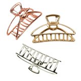 3 PACK Large Metal Hair Claw Clips Hair Catch Barrette Jaw Clamp for ...