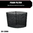 Hyper Tough 20-1200A Universal Foam Filter for 2.5-5 Gallon Wet/Dry ...