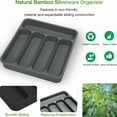 Silverware Drawer Organizer, Expandable Utensil Tray for Kitchen, BPA ...