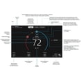 Lennox S40 (22V24) Smart Thermostat, Touchscreen, WiFi, Communicating ...