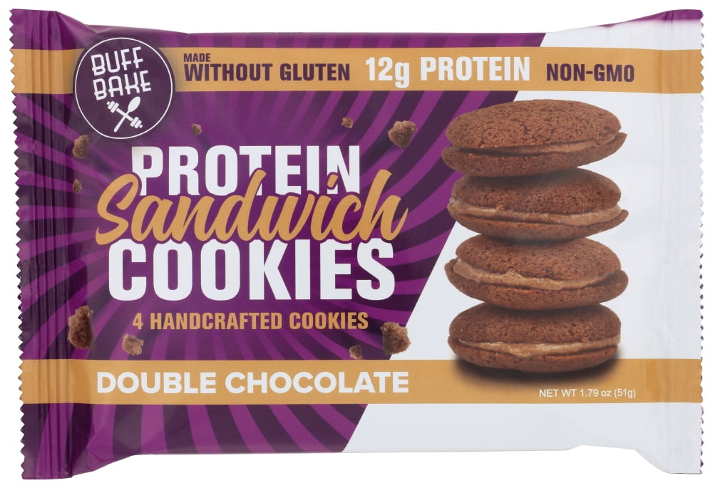 Buff Bake, Cookies Double Chocolate, 1.79 Oz, Pack Of 8 - Walmart.com