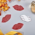 1 Box Lip Shape Glass Rhinestone Car Stickers for Decorate Cars Bumper ...