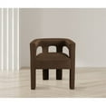 Meridian Furniture Athena Brown Velvet Dining Chair - Walmart.com