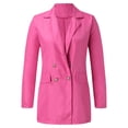 Aellinatey Womens Solid Color Casual Office Blazer Suit Jacket Slim Fit ...