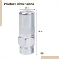 8 Pcs Grease Coupler, Heavy Duty Stainless Steel 4500 PSI, 1/8 In NPT ...