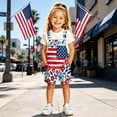 Afdoent 4Th Of July Kids Overalls Plus Size Jumpsuit For Comfort With ...