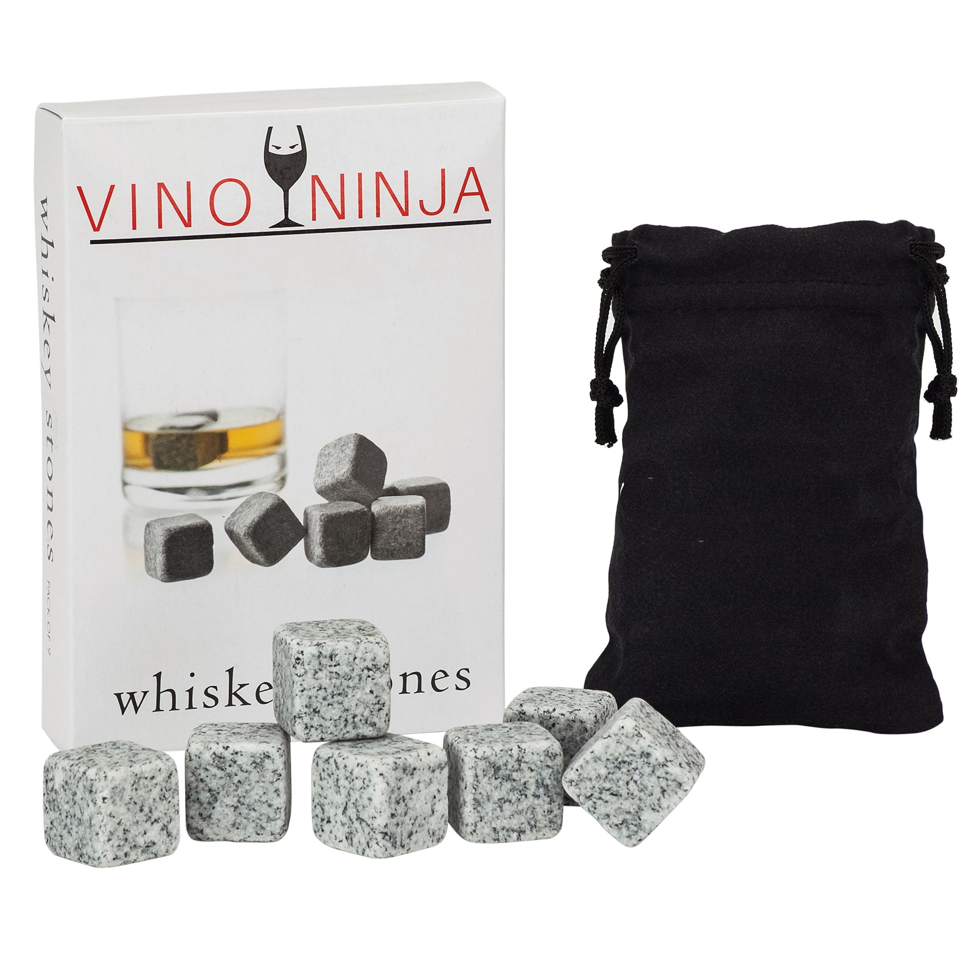 Vino Ninja Granite Whiskey And Drink Chilling Stones - Walmart.com