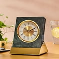 3.5in Round Clock Insert Gold/Silver Trim Perspective Clock Perfect for ...