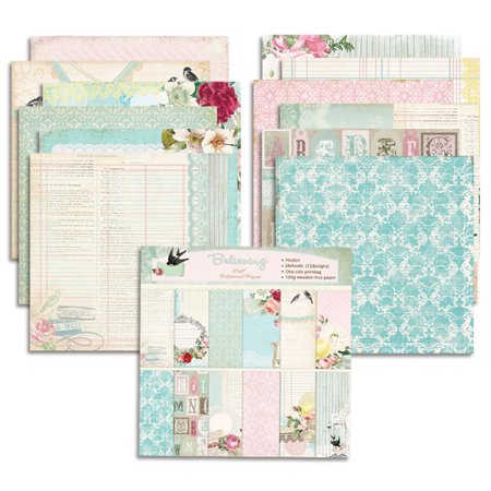 Scrapbook Paper Card Background Paper Decorative Craft Paper Pad for ...