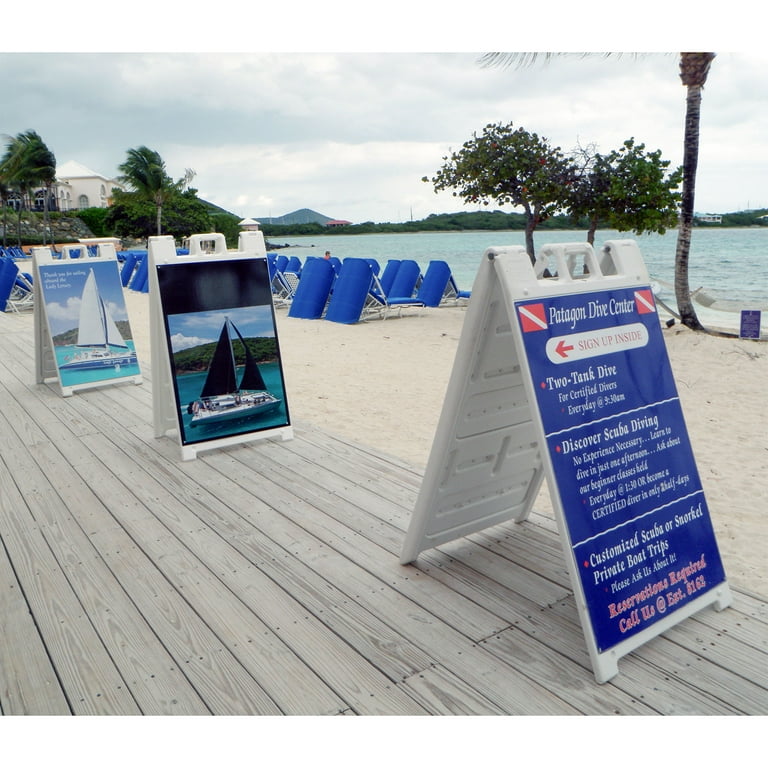Foldable Portable Directional Signs