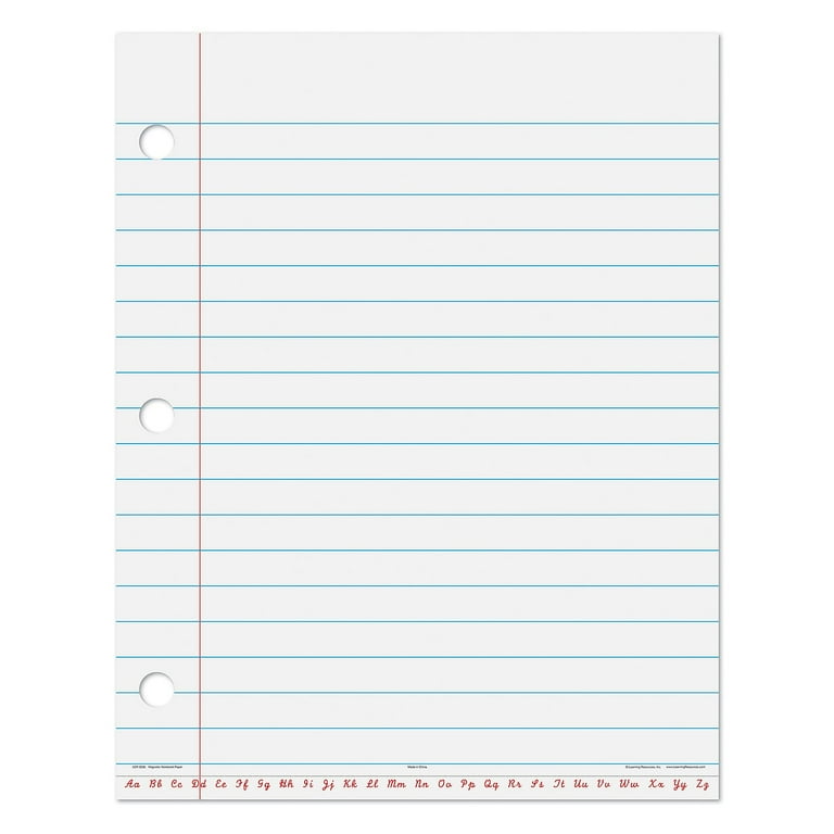 Blank Notebook Paper For Smartboard
