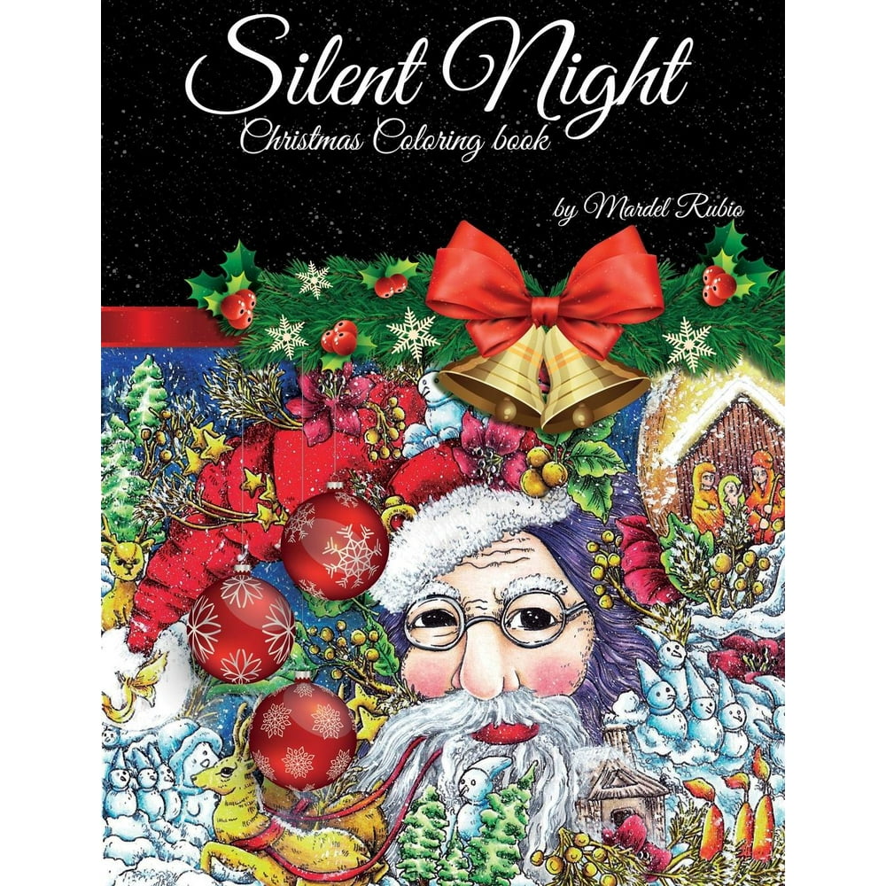 Silent Night: Adult Coloring Book (Paperback) - Walmart.com - Walmart.com
