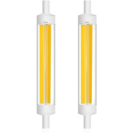 R7S 15W 118mm COB LED Light Bulb 360 Degree Linear Filament J118 ...