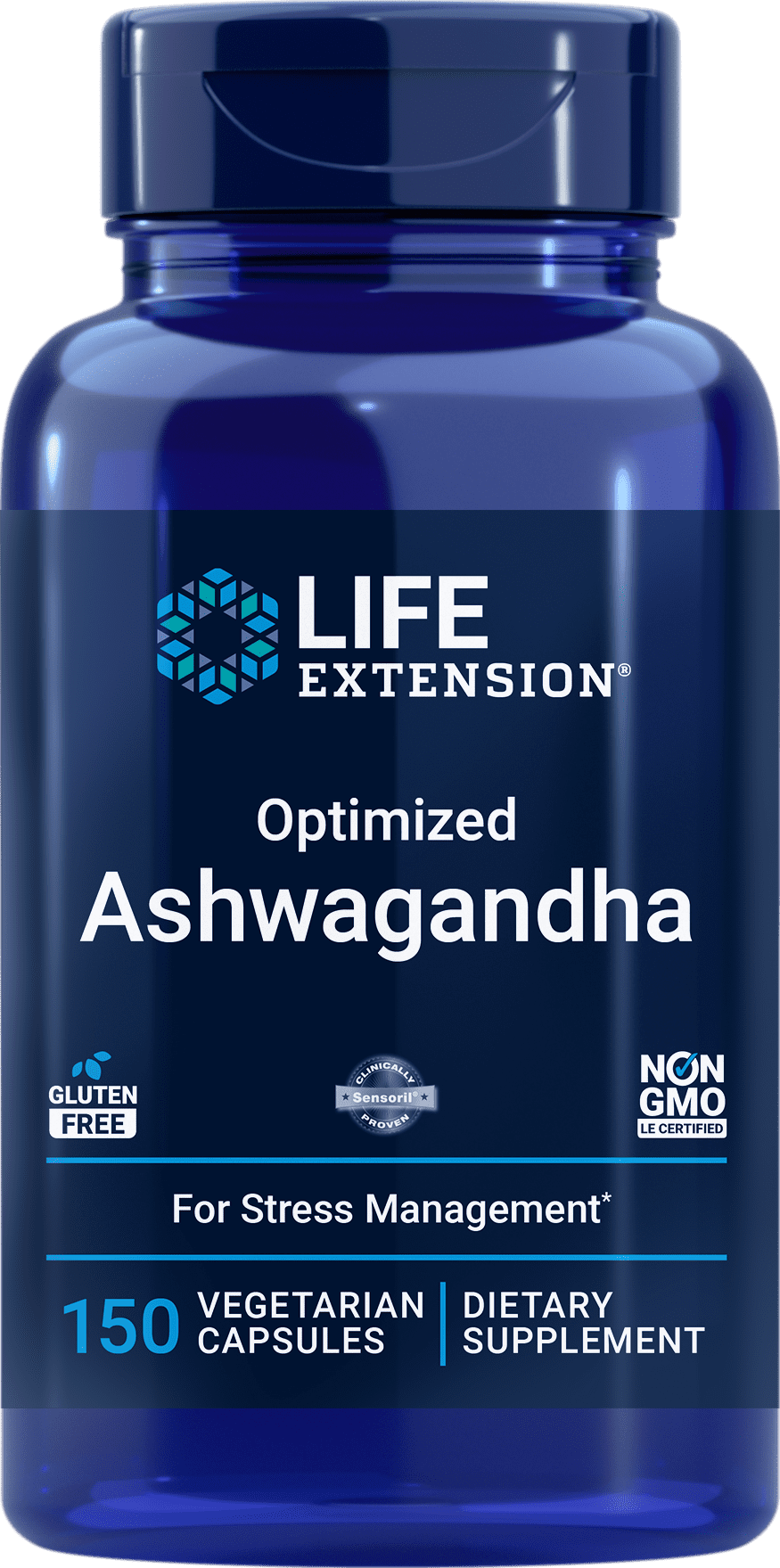 Life Extension Optimized Ashwagandha, 150 Veg Caps - Walmart.com