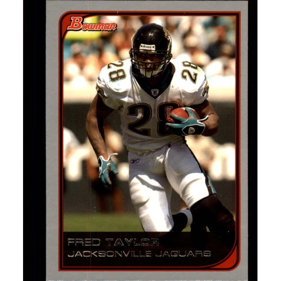 2006 Bowman #24 Fred Taylor NFL Football Trading Card - Walmart.com