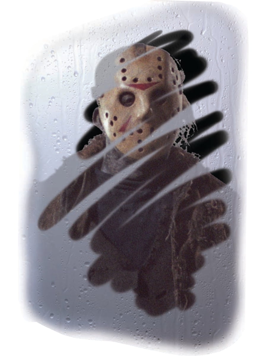 Rubies Costume Co Jason Voorhees Scary Face Demented Mirror Window ...