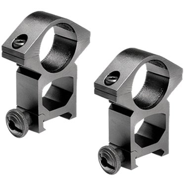 Weaver Classic 30mm High Mount Rifle Scope Rings, Matte Black, 2 Pack ...