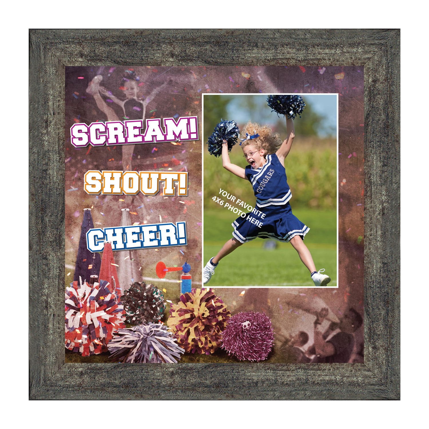Cheer Picture Frame Cheer Coach Gift Cheerleader Coach Gift Cheer Frame ...