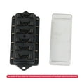 4-12 Way Fuses Box 32V Fuses Block Fuses Holder Waterproof for Boats ...