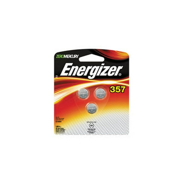 Energizer 357BPZ-3 Coin Cell Battery, 1.5 V Battery, 150 Mah, 357 ...