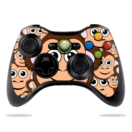 Skin Decal Wrap Compatible With Microsoft Xbox 360 Controller Monkey ...