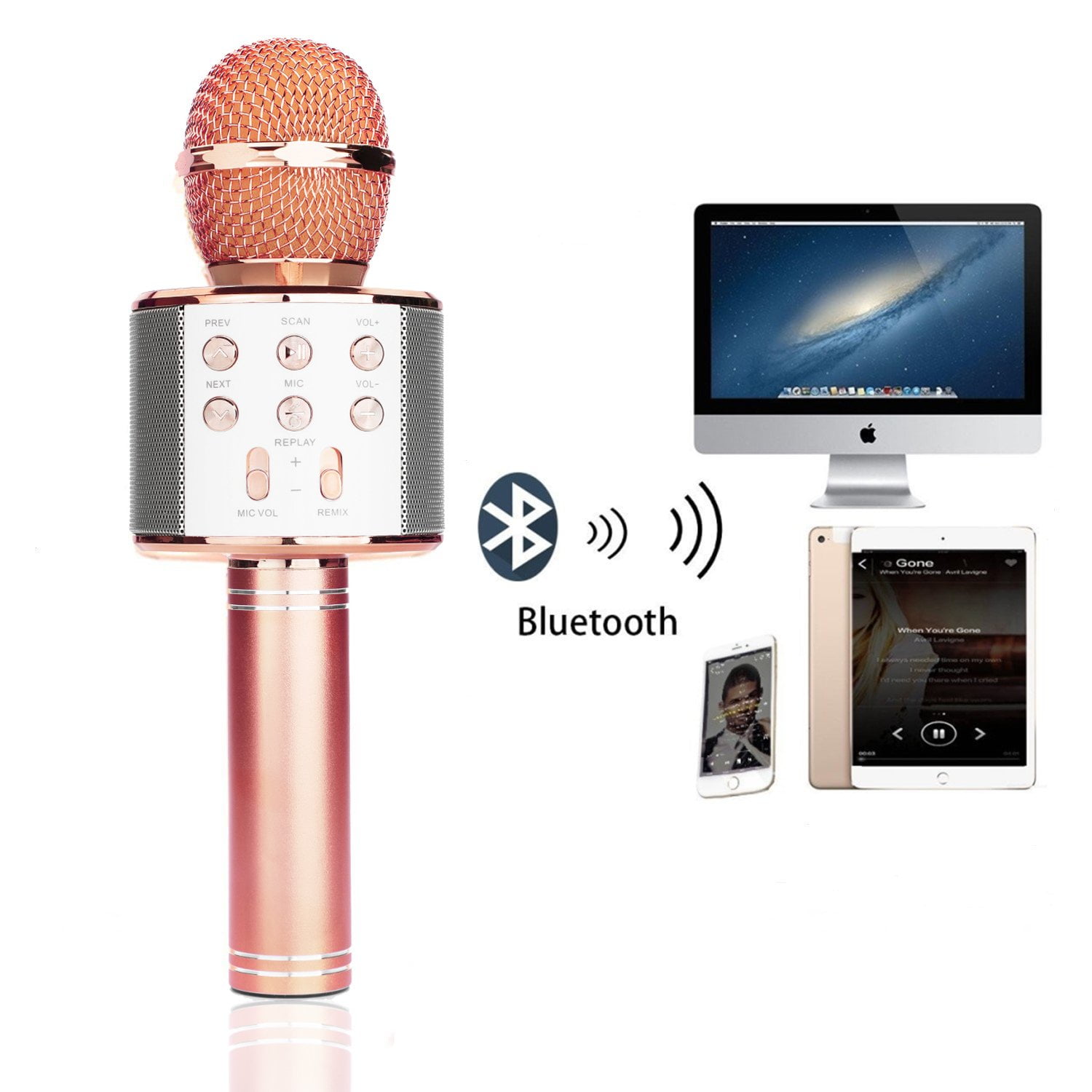 Click here for Toytexx Ws-858 Wireless Bluetooth Karaoke Handheld... prices