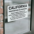 (2 Pack) California Proposition 65 Warning Decal - Diesel Exhaust OSHA ...