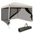 Backyard Canopies Canopy Tent with Netting, Instant Screen Room House ...