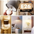 25W Equivalent A15 E26 LED Light Bulb, 2700K Warm White, 3W Low Watt ...