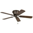 Bala 42'' Hugger Mount Ceiling Fan With Bowl Light, Oil Rubbed Bronze ...