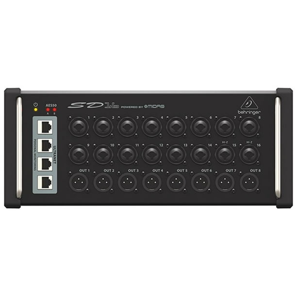 Behringer I/O Stage Box with 16 Remote-Controllable MIDAS Preamps, 8 ...