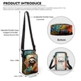 HELLHERO Autumn Sloth Adjustable Crossbody Bag 2 Layers Adult for Daily ...