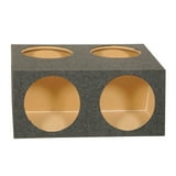 QPower Car Audio Quad 4 Hole 12 Inch Sealed Subwoofer Enclosure ...