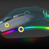 Mouse Computer Gaming Light Up Wired Mice Gamer Fatigue Hand Led Game ...