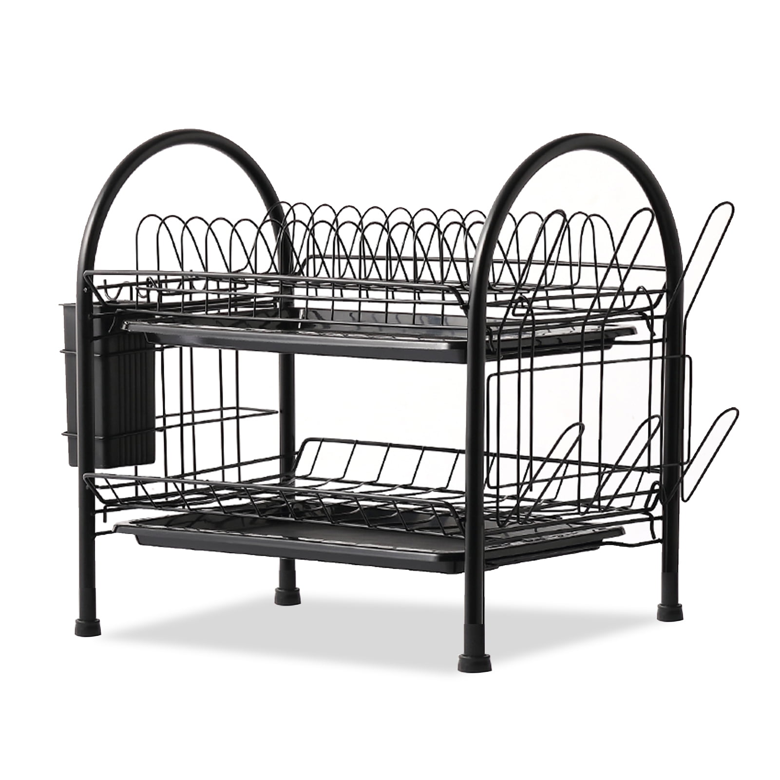 Click here for Labymos Dish Drying Rack 2 Tier Dish Rack Steel Wi... prices